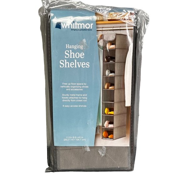 Whitmor | Storage & Organization | Whitmor Hanging Shoe Shelves Closet ...